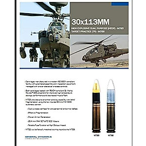 Boeing AH-64 Apache 30mm Aden/Deffa 30mm Dummy Round