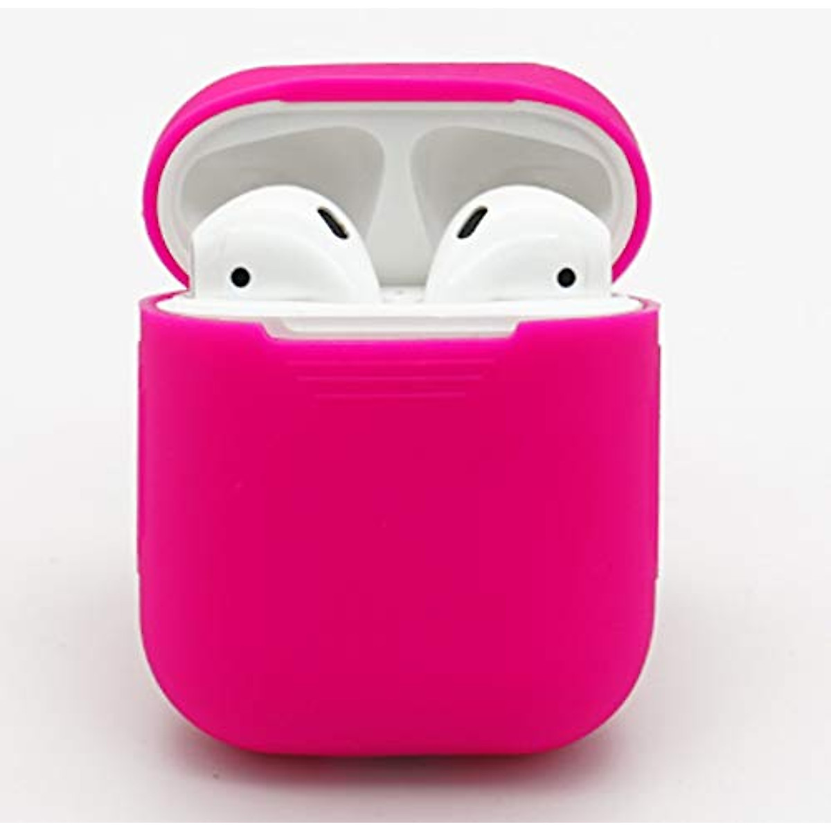 HappyCover Compatible for Airpods Case 2 & 1, Protective Silicone Cover Skin for Airpods Charging Case (Rosy)