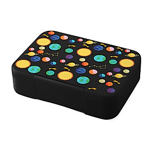 Simple Modern Bento Lunch Box for Kids | BPA Free, Leakproof, Dishwasher Safe | Lunch Container for Boys, Toddlers | Porter Collection | 5 Compartments | Solar System