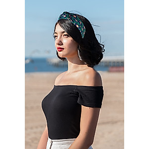 YETASI Leopard Satin Headbands for Women Get Compliments. Head bands for Women's Hair are Chic. Green Knotted Headband for Women is a Classy Cheetah Headband