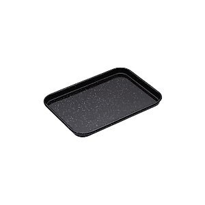 MasterClass Small Baking Tray, Scratch Resistant Vitreous Enamel and Induction Safe 1 mm Thick Steel, 24 x 18 cm