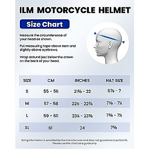 ILM 3/4 Open Face Motorcycle Helmets for Women Men Retro Moped Scooter Cruiser Casco Vintage Half Helmet DOT ECE Model B-100E (Cream White,L)