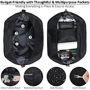 Large Duffle Bag for Travel Waterproof 21 Inch, Vankor Gym Duffel Bag for Women Men Durable Carry on Weekender Overnight Sports Luggage Weekend Beach Yoga Workout Hospital Mommy Diaper Bag Cow Print