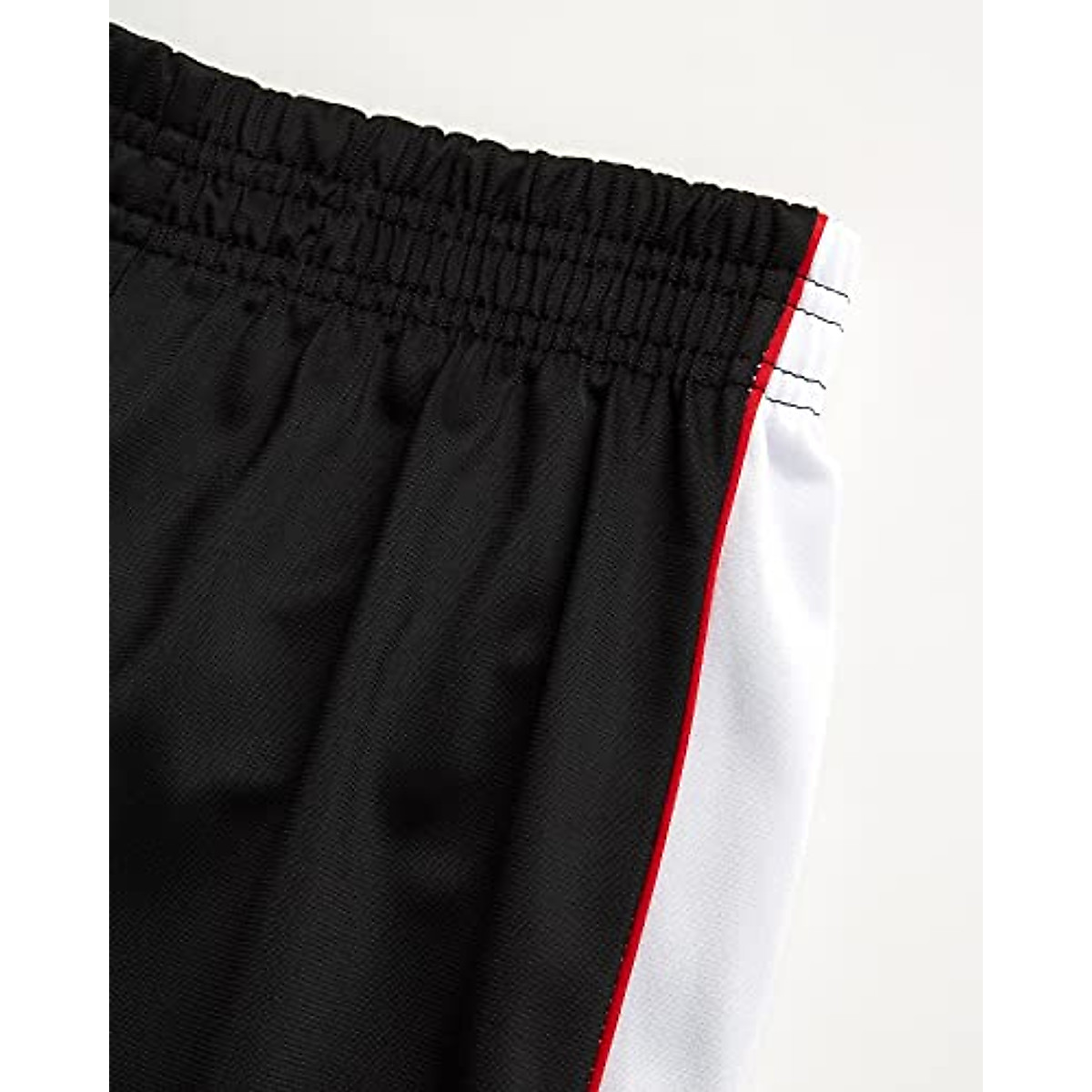 Quad Seven Boys' Tricot Jogger Set - 2 Piece Active Performance Zip-Up Tracksuit Set (Size: 4-18), Size 16-18, Black/White King