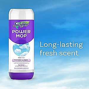 Swiffer PowerMop Floor Cleaning Solution with Fresh Scent, 25.3 fl oz, 2 Pack