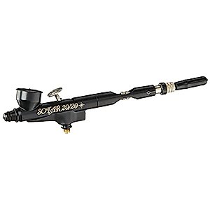 Badger Air-Brush Co. Sotar 2020-2F Large Gravity Feed Fine Airbrush, Black