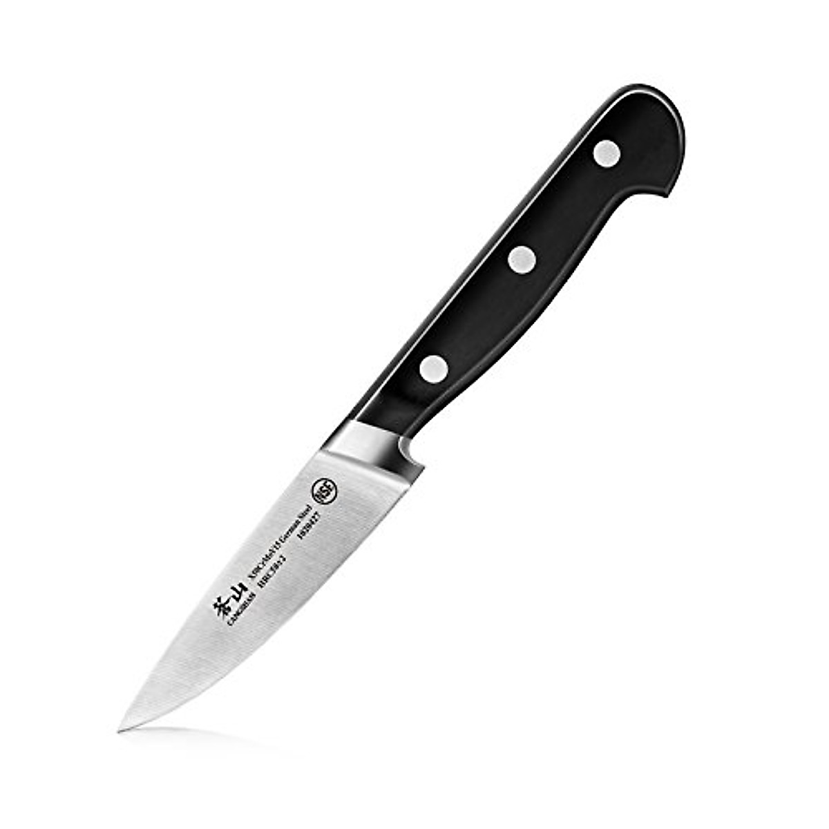 Cangshan V2 Series 1020427 German Steel Forged Paring Knife, 3.5-Inch Blade