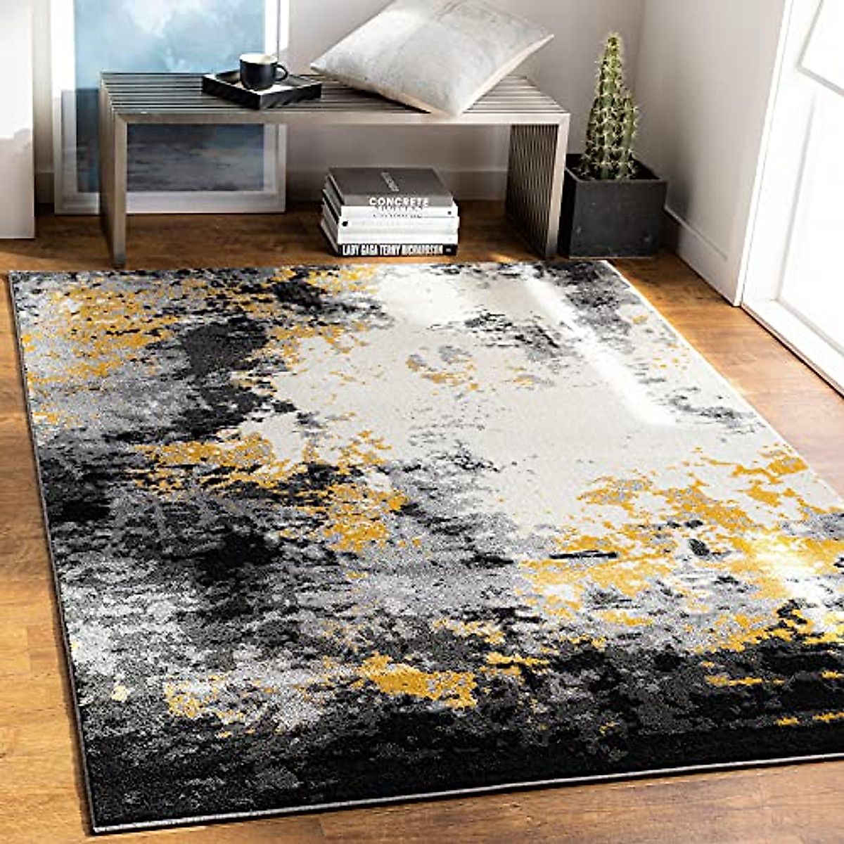 Artistic Weavers Cantrell Modern Area Rug,5'3" x 7'7",Black