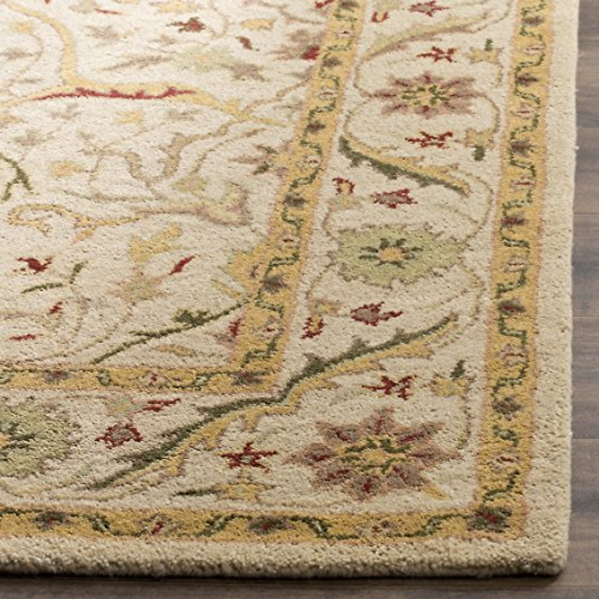 SAFAVIEH Antiquity Collection 8'3" x 11' Ivory AT14A Handmade Traditional Oriental Premium Wool Area Rug