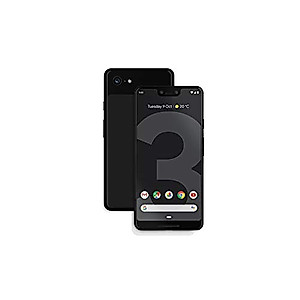 Google Pixel 3 XL (2018) G013C 128GB - 6.3" inch - Android 9 Pie - (GSM Only, No CDMA) Factory Unlocked 4G/LTE Smartphone - International Version (Just Black)