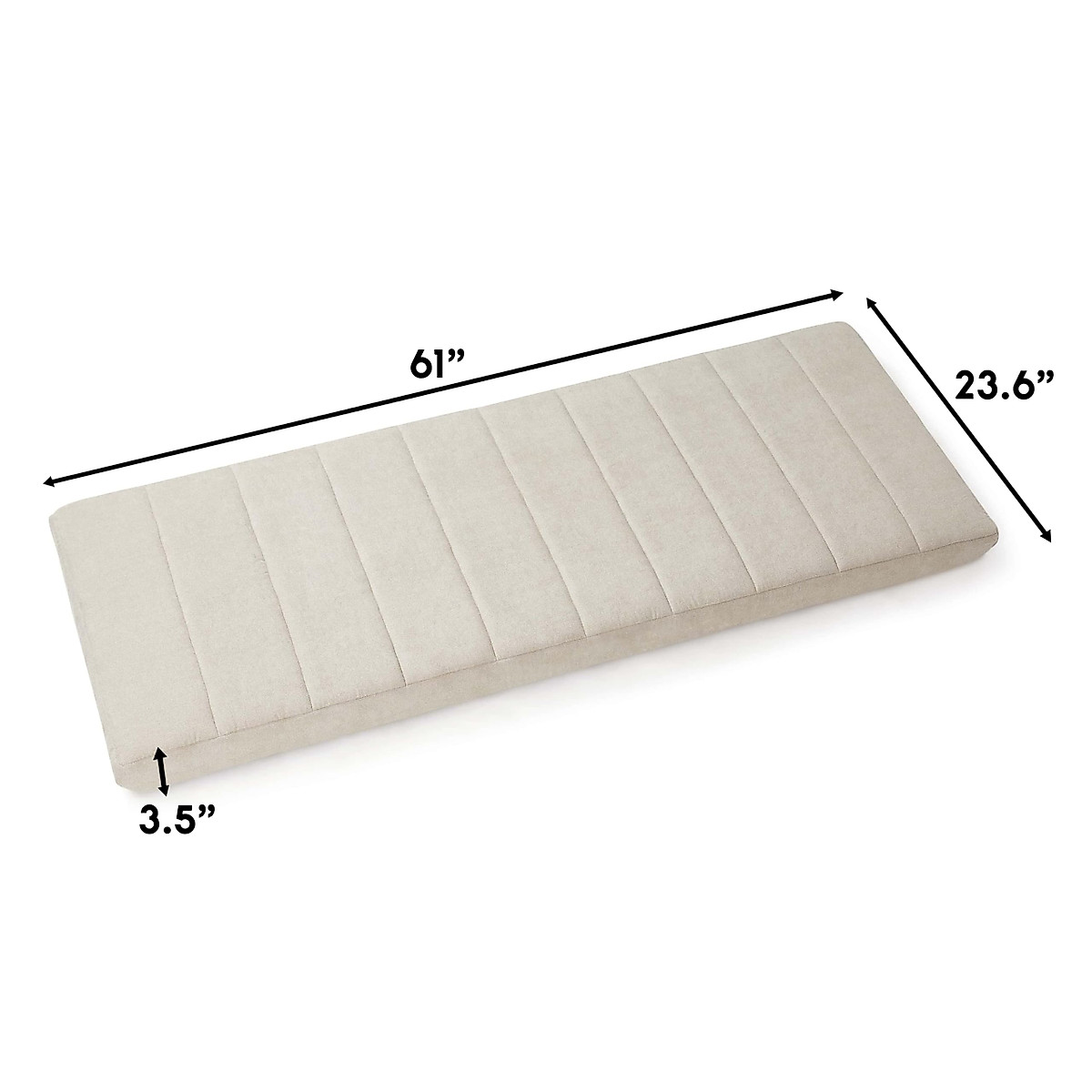 Upholstered Queen Headboard - Easy Assemble Channel Stitched Headboard Queen Size - Wall Mounted Headboard with 3D Soundproof Wall Panels Peel & Stick Floating Headboards for Queen Size Bed - Beige