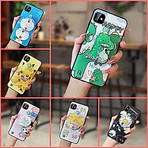 Waterproof Fashion Design Lulumi Phone Case for infinix X612/Smart HD 2021, TPU Anti-Knock Silicone Foothold Shockproof Anti-dust Drift Sand Armor case Back Cover Dirt-Resistant Cartoon, #5