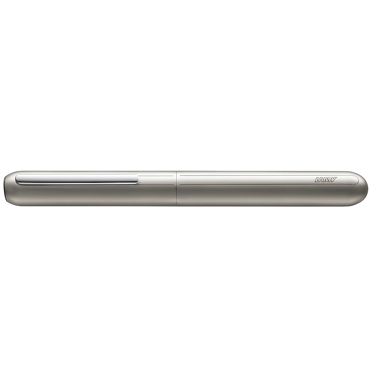 LAMY L74-F Fountain Pen, Nib F (Fine), Dialog 3, Palladium Coat, Dual Use Type