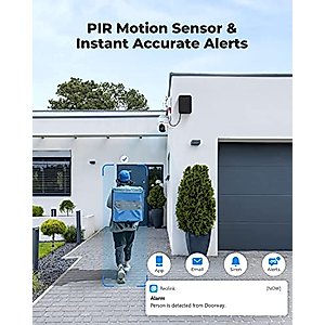 REOLINK 4MP Solar Security Camera Outdoor Wireless, No Hub Needed, Battery Powered Camera with 360° Pan-Tilt, 2.4Ghz WiFi Only, Smart Detection, No Monthly Fee, Argus PT+Solar Panel(Renewed)