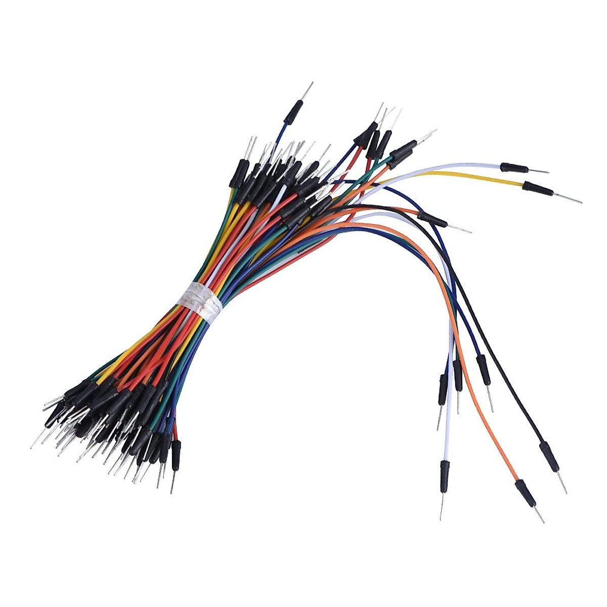 Plyisty Flexible Male to Male Cable Kit Breadboard Wire Kit Breadboard Jumper Wire, Breadboard Jumper Wire Kit, Electronic DIY Project for Solderless Breadboard Arduin