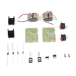 Flyback Transformer High Voltage Generator 2 Sets 15Kv High Voltage Generator Inverter Arc Igniter Coil Module Disassembled Parts