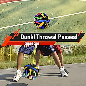 Senston 29.5 Basketball Size 7 Basketball Ball Official Size 7 Street Basketballs with Pump