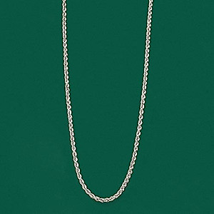 Ross-Simons 2mm Sterling Silver Rope-Chain Necklace. 24 inches