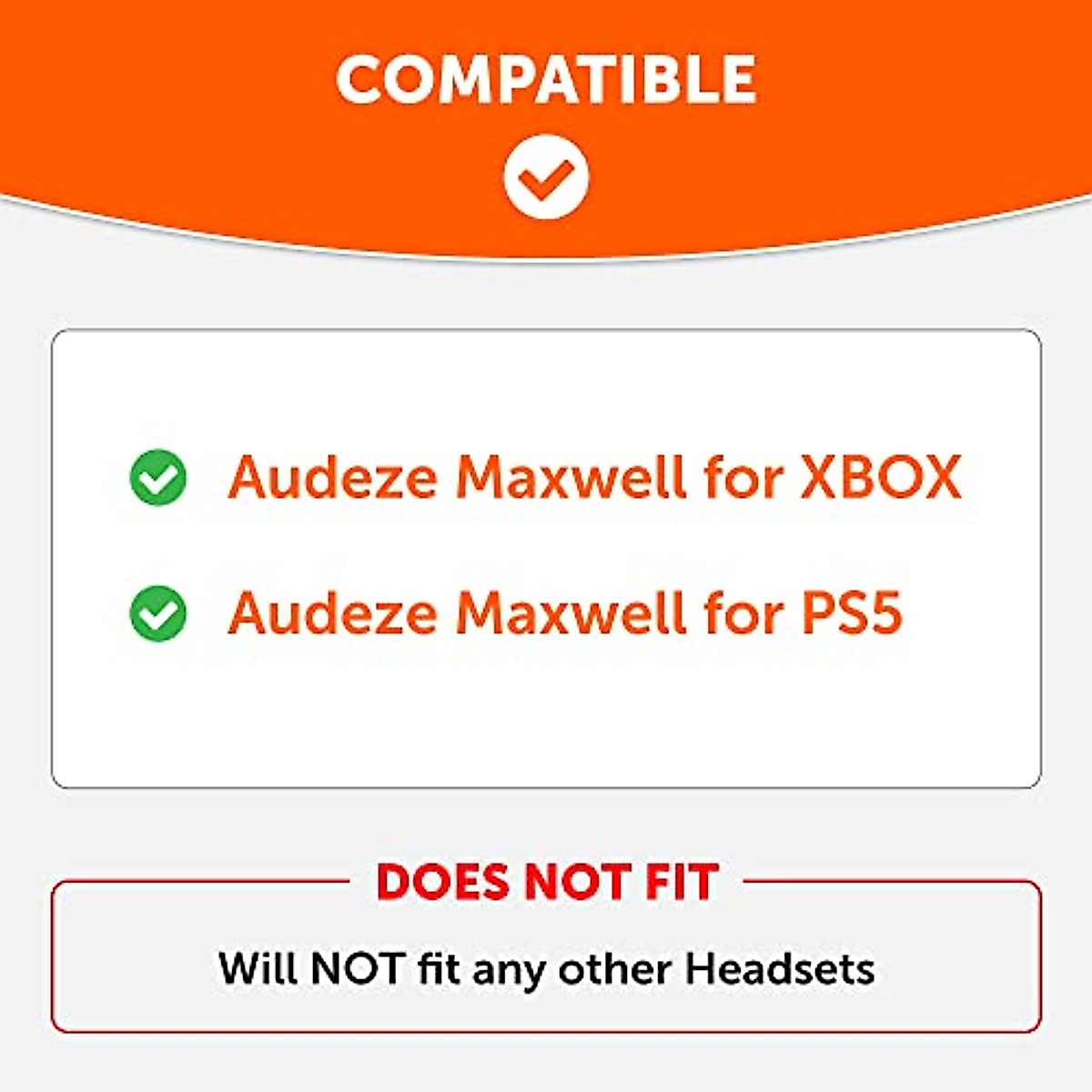 WC Freeze Maxwell - Cooling Gel Replacement Earpads for Audeze Maxwell Headphones by Wicked Cushions - Elevate Comfort, Durability, Thickness & Sound Isolation for Epic Gaming Sessions | Black