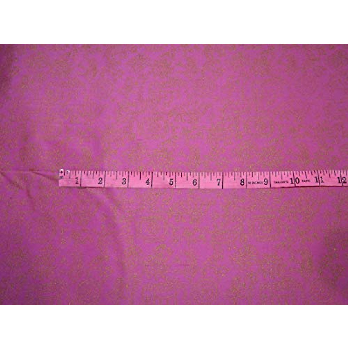 100% Silk Dupion Fabric Pink with Gold Print 40" 27mm DupPr40[2]