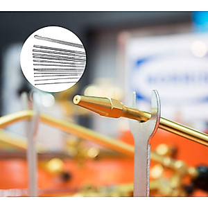 P1TOOLS 2 Torch Tip Cleaner Set Tools for Cleaning Welding Gadgets Cutting Nozzles/Tips, Gas Orifices, Engine Carburetors, Sprinklers, Guitar Nut Needle Files and Shower Heads