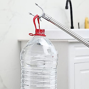 Cabilock Long Reach Pole Closet Pole with Utility Hooks Wardrobe Hook Pole Splicing Pole Hook Balcony Clothing Garment Pole Hook for Clothesline Closet Hanger