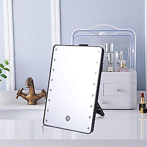 FQYYDD Illuminated Makeup Mirror The Make-Up Mirror And Led Touch Adjust The Light