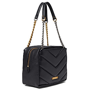 Rebecca Minkoff Edie Maxi Top Zip Shoulder Black 1 One Size