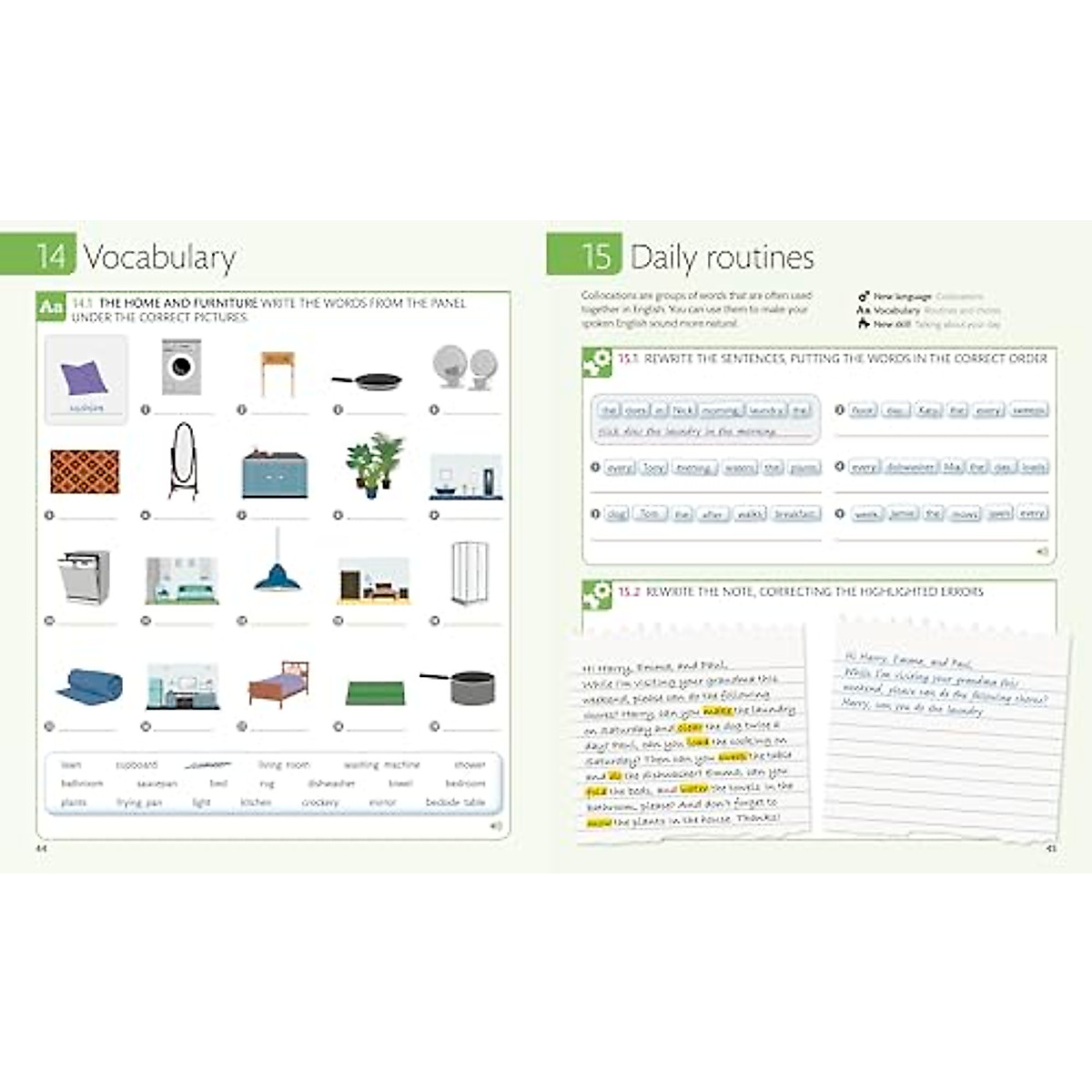 English for Everyone: Level 3 Practice Book - Intermediate English: ESL Workbook, Interactive English Learning for Adults