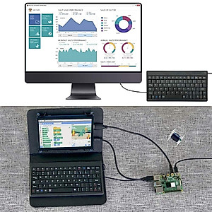 CUQI USB Mini Keyboard,DIY Experiment Mini Keyboard Gaming,USB Interface for Android TV Box,Windows PC,Raspberry Pi,Windows 10/8/7