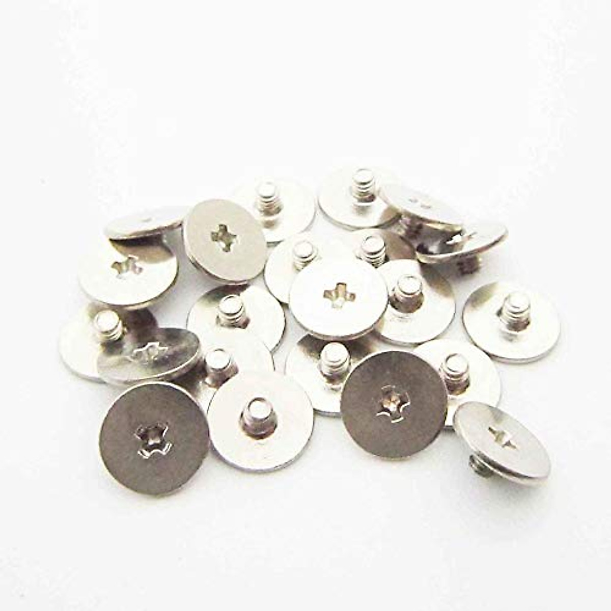 LUANAYUN-PHONE CASE LL-AA 25pcs Thin Wafer Flat Round Head Screw Bolt M22mm Head Dia 7mm for Laptop Notebook Optical Drive Mount Computer G AA-LL