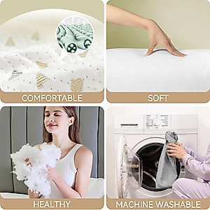 Pregnancy Pillows for Sleeping, Maternity Pillow for Pregnant Women, Detachable and Adjustable Double-Sided with Pillow Cover Support for Pregnancy Belly/Back Support (White)