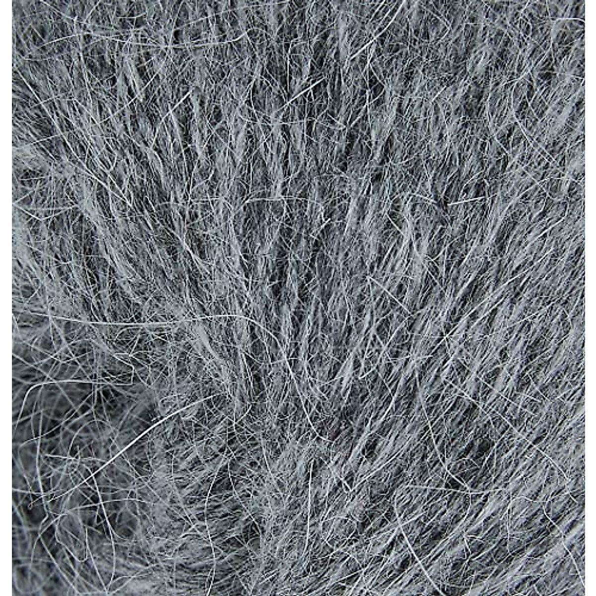 YUYOYE Angora Wool Yarn for Crochet and Knitting, Super Soft Warm Knitting Yarn Luxurious Fluffy Yarn (09-Grey)