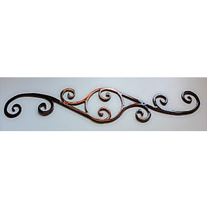 Decorative Scroll 12" or 24" Metal Wall Art Decor