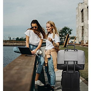 Weekender Bags for Women Oversized Travel Bag Womens Overnight Bag Mens Duffle Bag Large Size with Shoe Compartment