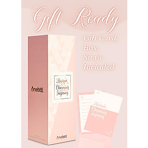 Onebttl Will You be My Godmother,Godmother Proposal Gifts for Best Friend, Aunt, Sister, 20 oz Skinny Stainless Steel Tumbler Rose Gold 2024