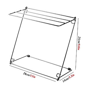UPKOCH Mini Towels Collapsible Laundry Drying Rack C Fold Towels Folding Drying Rack Clothes Drying Stand Laundry Hanging Rack Towel Stand Rack Folding Towel Rack Folding Washcloth Holder