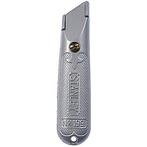 Stanley 2-10-199 199E Fixed Blade Knife, Silver