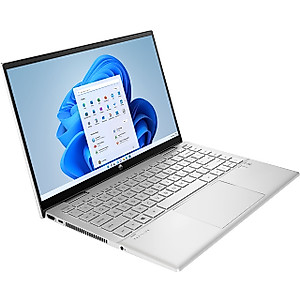 HP Pavilion x360 Home & Business 2-in-1 Laptop (Intel i3-1125G4 4-Core, 8GB RAM, 512GB PCIe SSD, Intel UHD, 14.0" Touch Full HD (1920x1080), Fingerprint, WiFi, Bluetooth, Win 11 Pro) with Hub