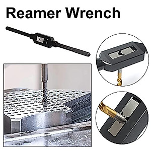 CNBTR Adjustable Metal Tap Handle Reamer Wrench with 1/4"-3/4" Adjustment 13mm Rod Dia for Screw Tapping and Repair
