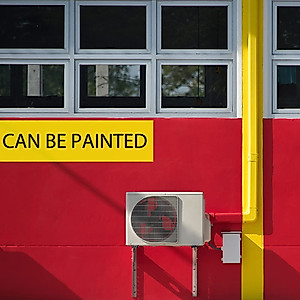 3" W 4.2Ft L Line Set Cover Kit for Mini Split Air Conditioners Decorative PVC Slim Line Cover for Central AC & Heat Pumps Systems Tubing Cover