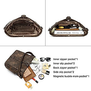 CLUCI Hobo bags for women Handbags Purse Designer PU Leather Tote Bag Large Ladies Vintage Shoulder Bags