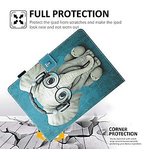 Fire HD 8 & 8 Plus Tablet Case 2020 (10th Generation Only), PU Leather Stand Cover Case with Auto Wake/Sleep, Not Fit All-New Fire HD 8 Tablet 2022 Release 12th Generation, Elephant