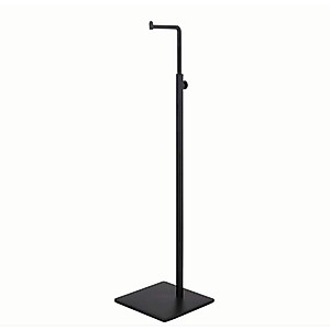 Adjustable Metal Handbag Rack Tabletop Handbag Purse Display Stand Single Hook Bag Stand Holder (Black)