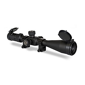 Monstrum G3 6-24x50 First Focal Plane FFP Rifle Scope with Illuminated MOA Reticle and Adjustable Objective (Black)