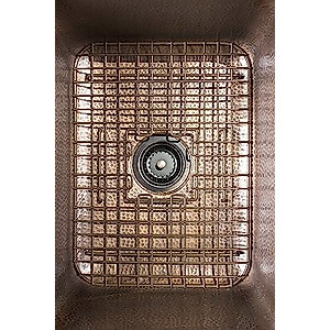 SinkSense Sullivan 18" x 13" Kitchen Sink Bottom Grid, Antique Brown