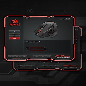 Redragon M811 PRO Wireless MMO Gaming Mouse, 15 Programmable Buttons RGB Gamer Mouse w/Ergonomic Natural Grip Build, 10 Side Macro Keys, Software Supports DIY Keybinds & Backlit