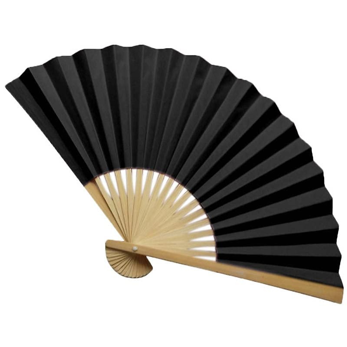 RAZZUM Decorative Folding Fans Pattern Chinese Style Hand Held Fan Bamboo Paper Folding Fan Handheld Wedding Hand Fan Cool Bamboo Flower Personalized fan