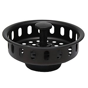 Stainless Steel Replacement Basket for Kitchen Sink Strainers, Oil Rubbed Bronze Finish - By Plumb USA
