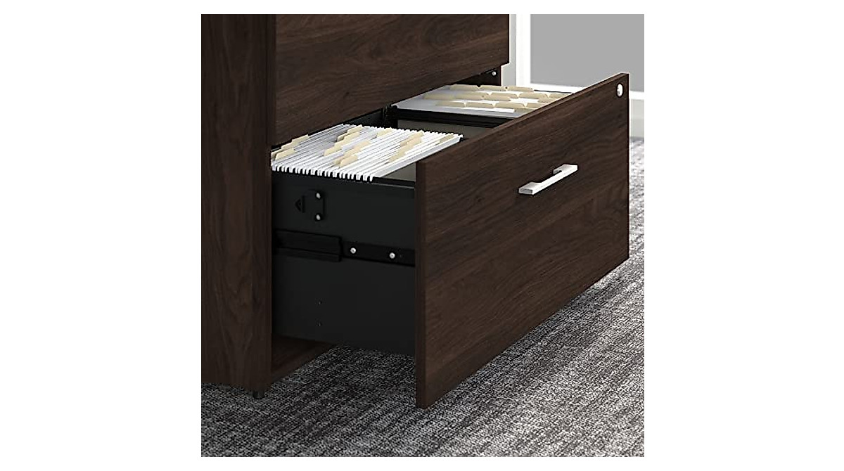Bush Office 500 2 Drawer File Cabinet with Hutch